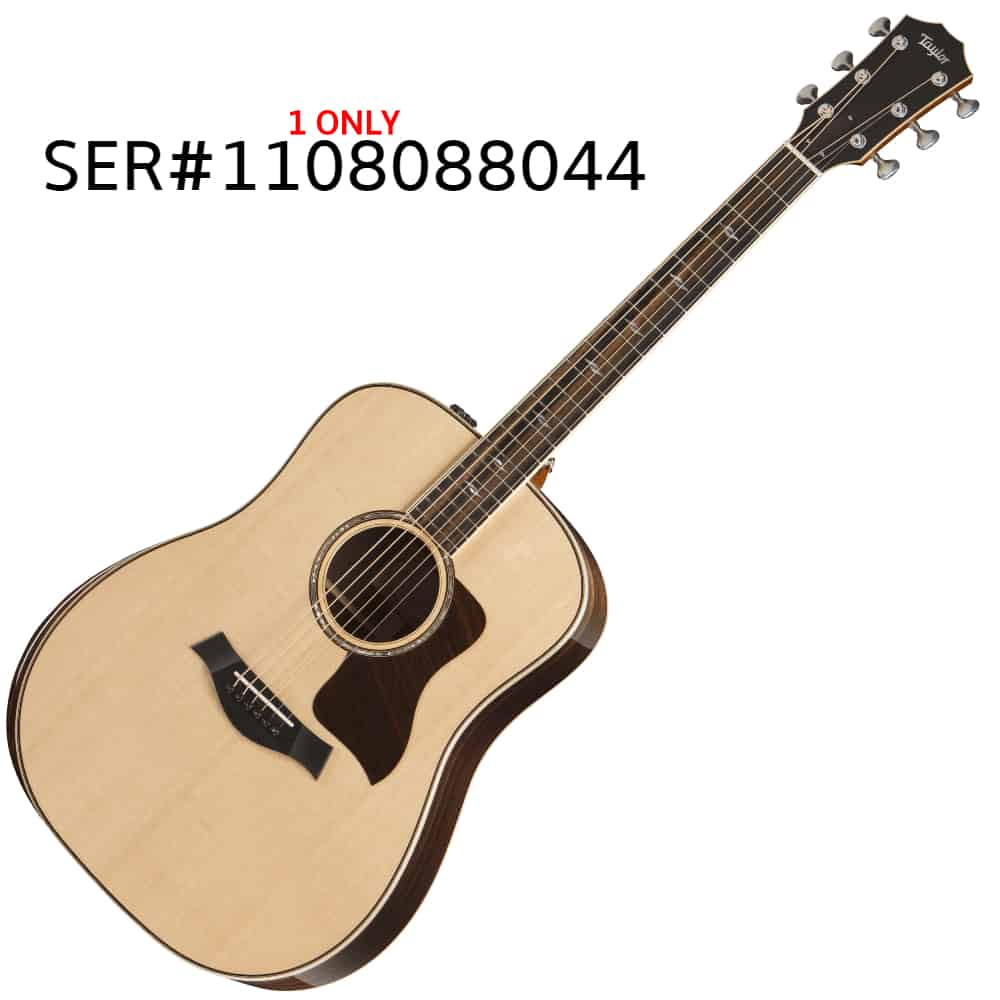 TAYLOR 810EDLX DN DELUXE ACOUSTIC ELECTRIC SER#1108088044 - The Arts ...